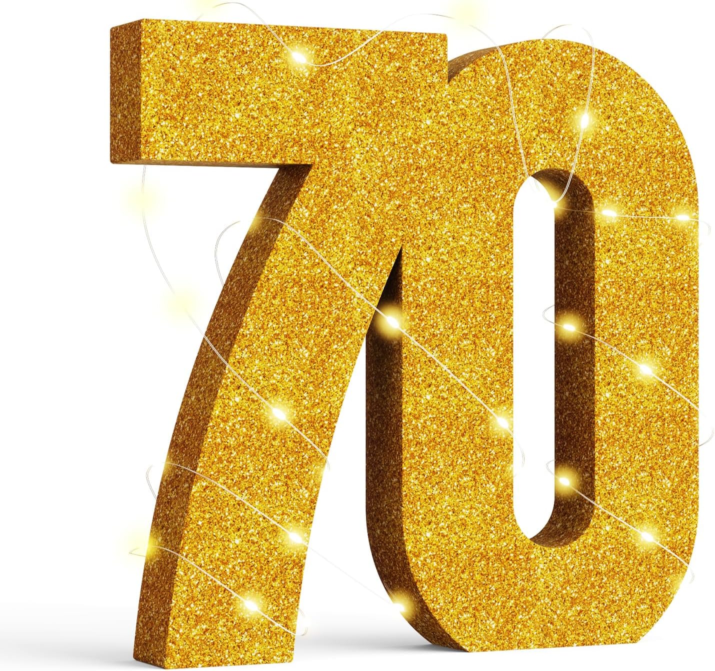 Amazon.com: Usongshine Happy 70th Birthday Decorations Anniversary ...