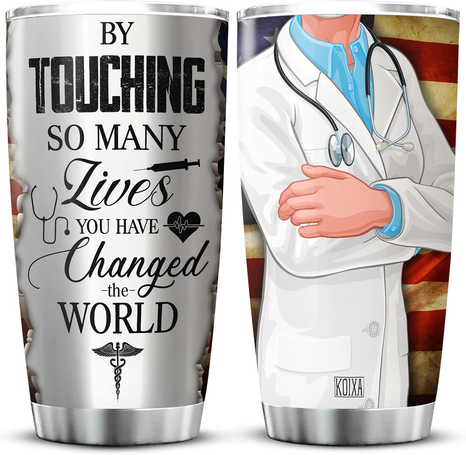 Amazon.com | KOIXA Nurse Doctor Appreciation Gift By Touching So Many ...