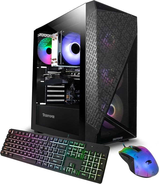 Amazon.com: iBUYPOWER Slate 6 MESH Gaming PC Computer Desktop ...
