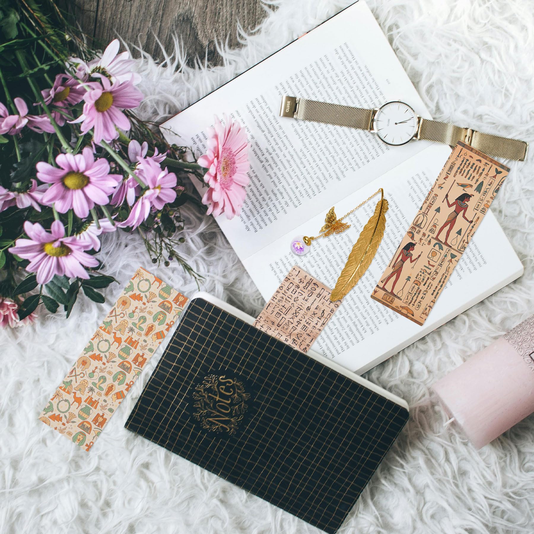 Snapklik.com : Knana 30Pcs Ancient History Bookmarks Paper Bookmarks ...