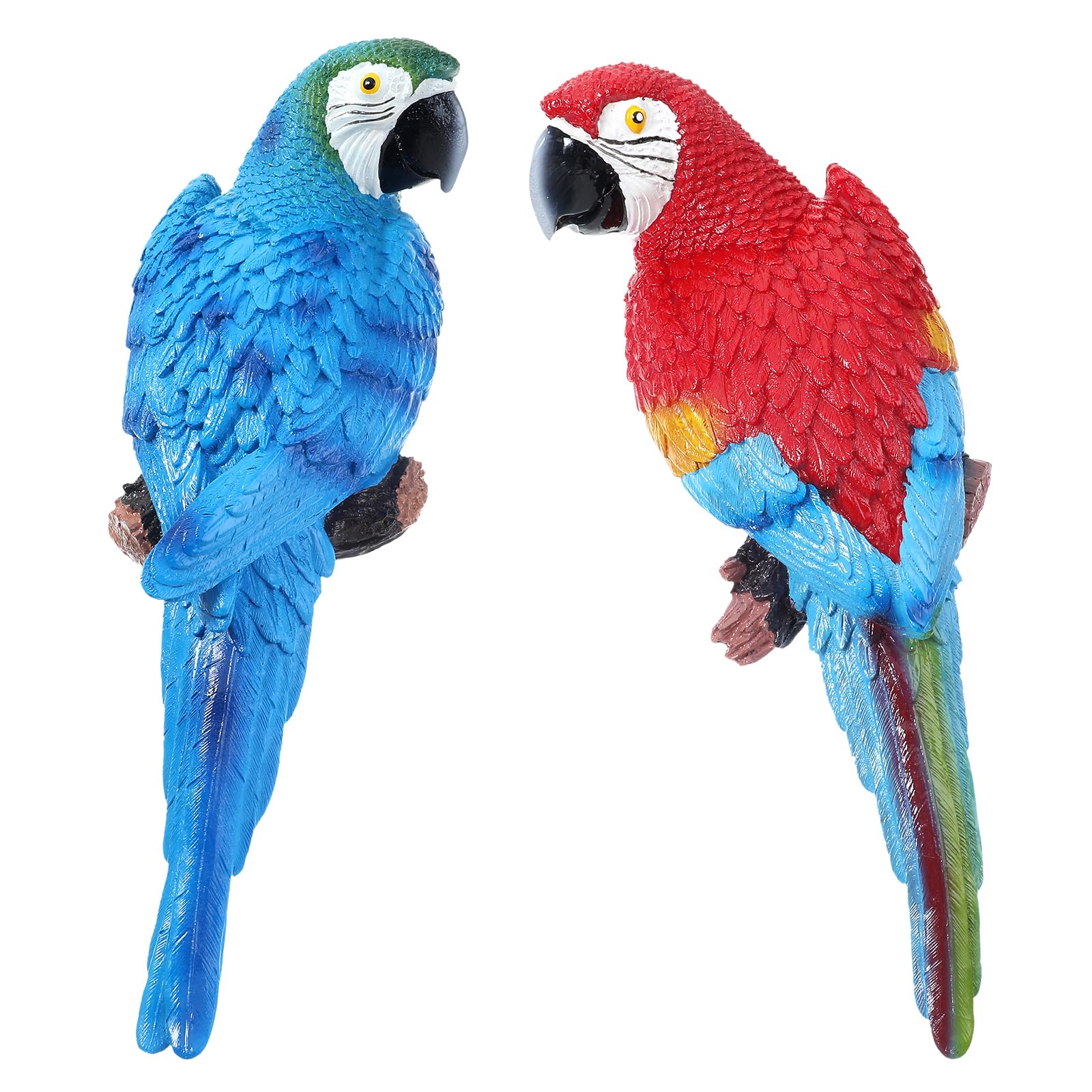 Amazon.com: 2 Pieces Parrot Decor Outdoor Tiki Bar Decorations Large ...