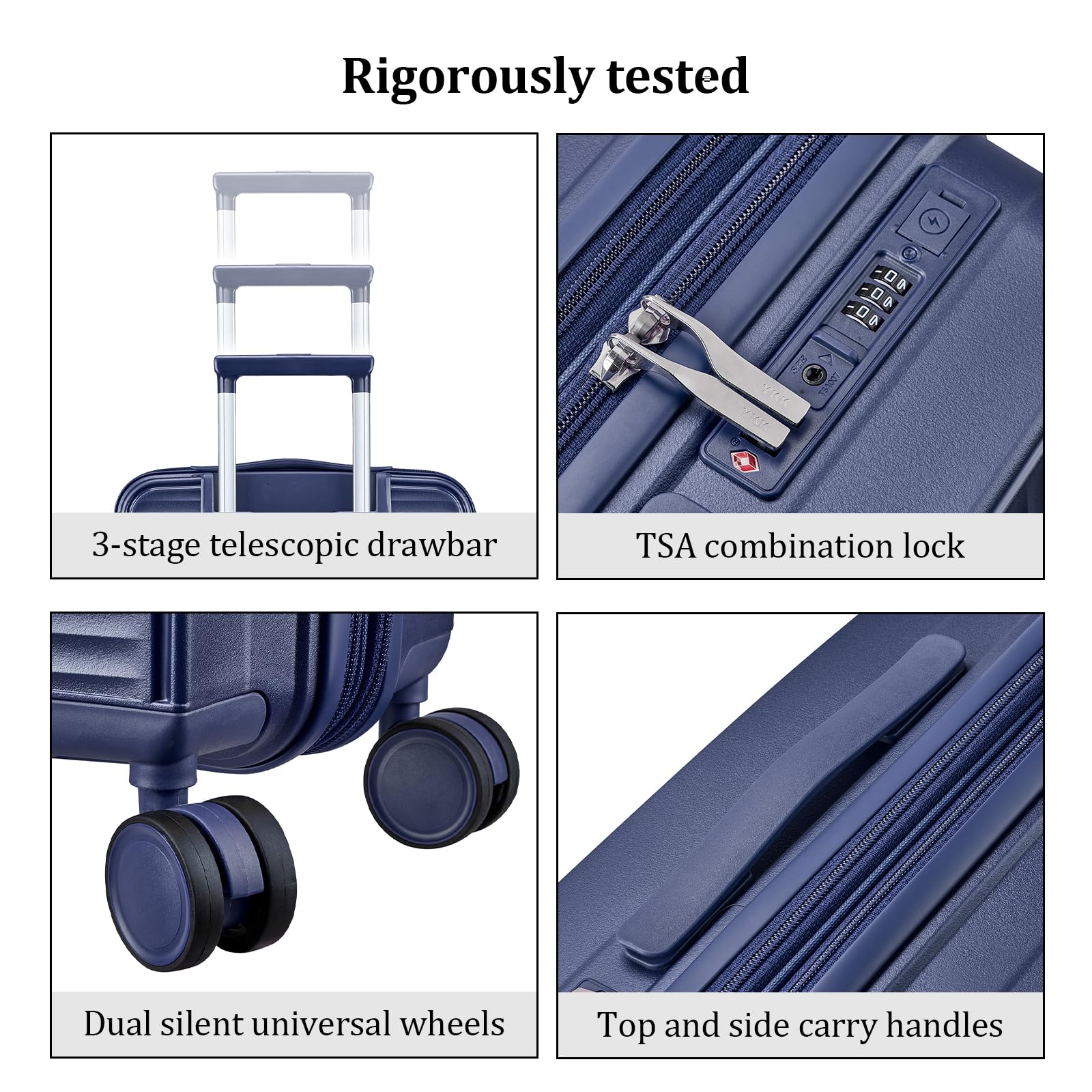 Snapklik.com : Joyway Carry On Luggage 22x14x9 Airline Approved ...