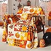 Amazon.com: ZORKET Fall Plaid Throw Blanket 50" x 60", Fall Blankets ...
