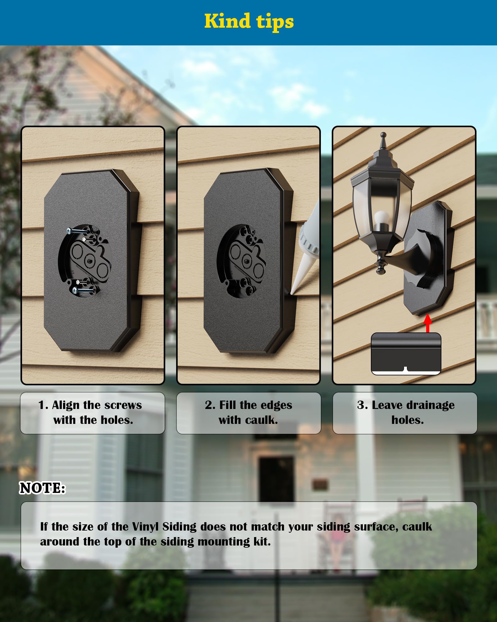 Mounting Electrical Outside Lights