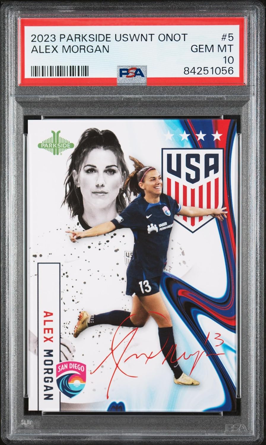 Amazon.com: Alex Morgan 2023 Parkside USNWNT ONOT Soccer Card #5 Graded ...