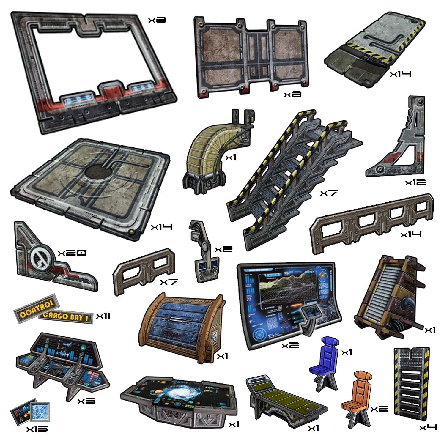 Battle Systems Sci-Fi Terrain - 28mm Modular 3D Space Terrain - Perfect ...