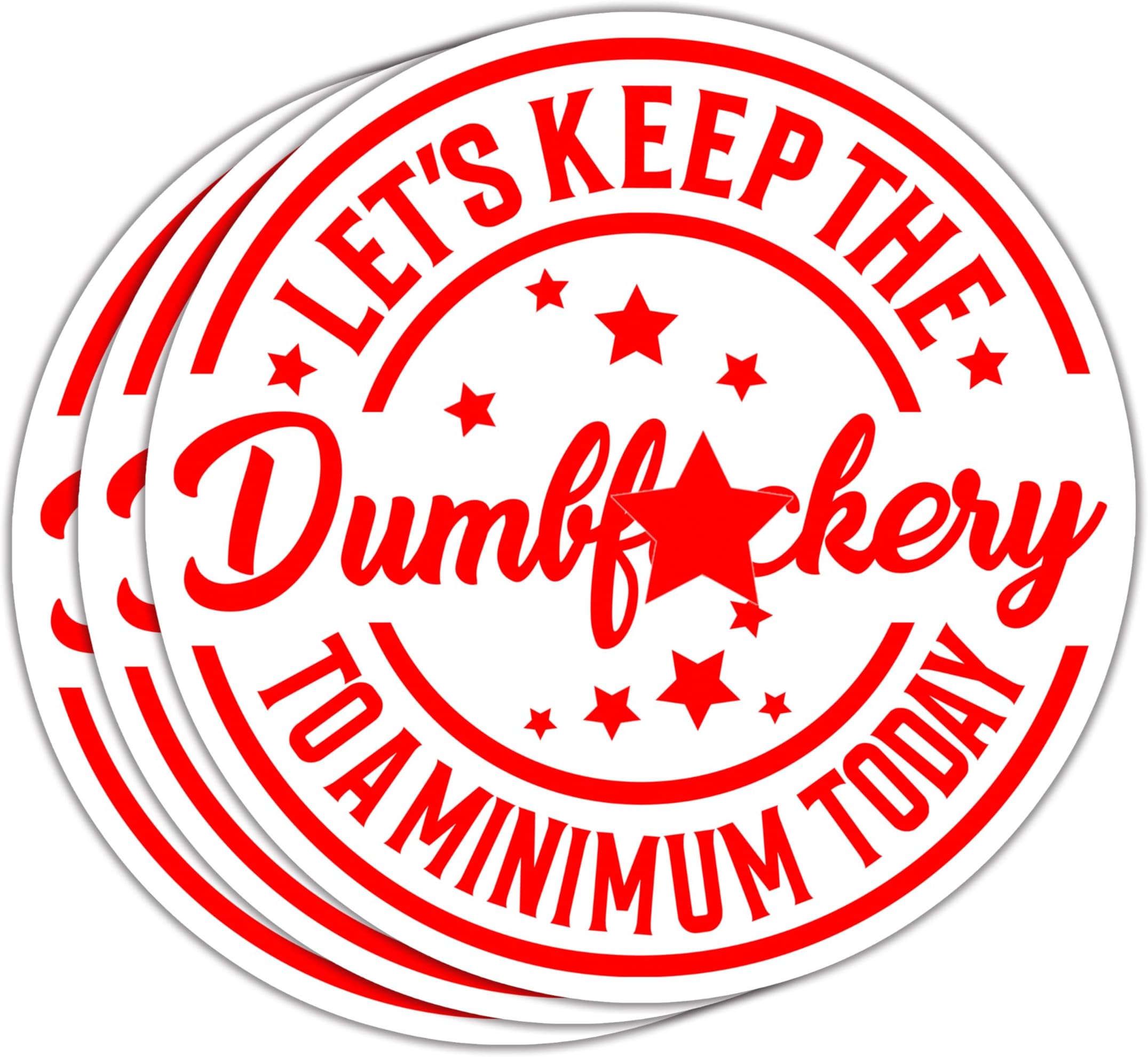 Amazon.com - Warning I DO Dumb Things Bumper Sticker Hard HAT Sticker ...