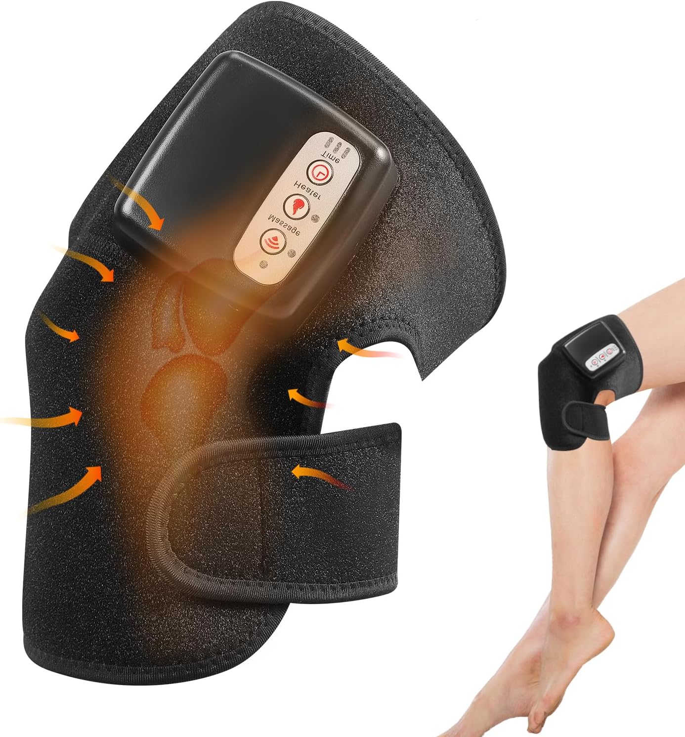 TOPEV Heated Knee Massager,Advanced Knee Relief Heat and Vibration,Knee ...