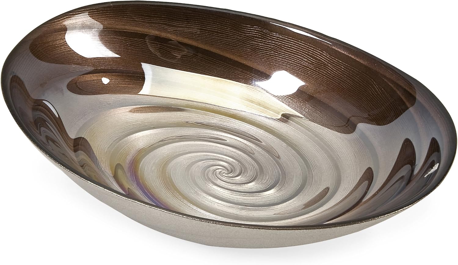 Amazon.com: IMAX Spiral Glass Bowl, Small : Home & Kitchen