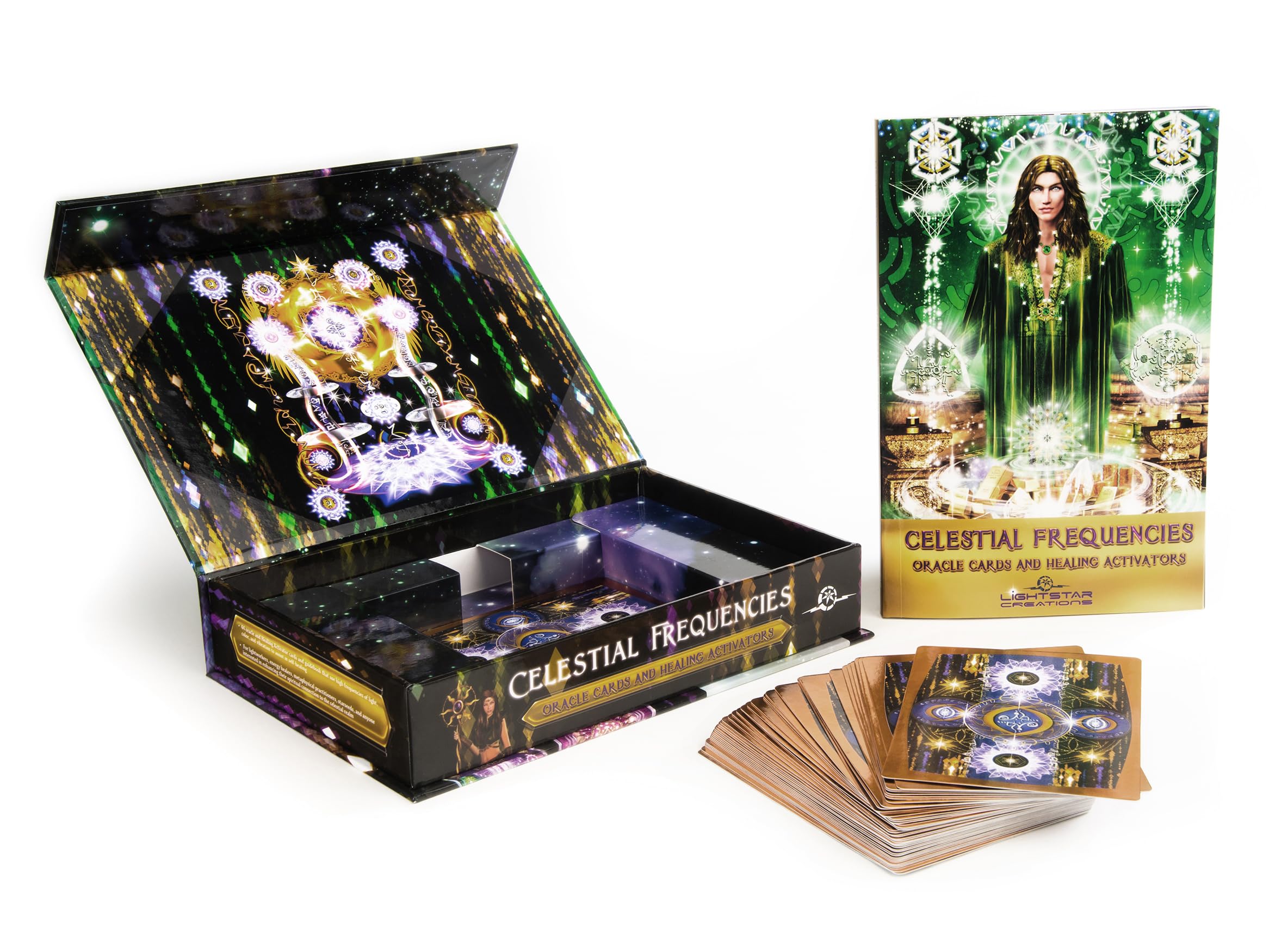Celestial Frequencies: Oracle Cards and Healing Activators: Amazon.co ...