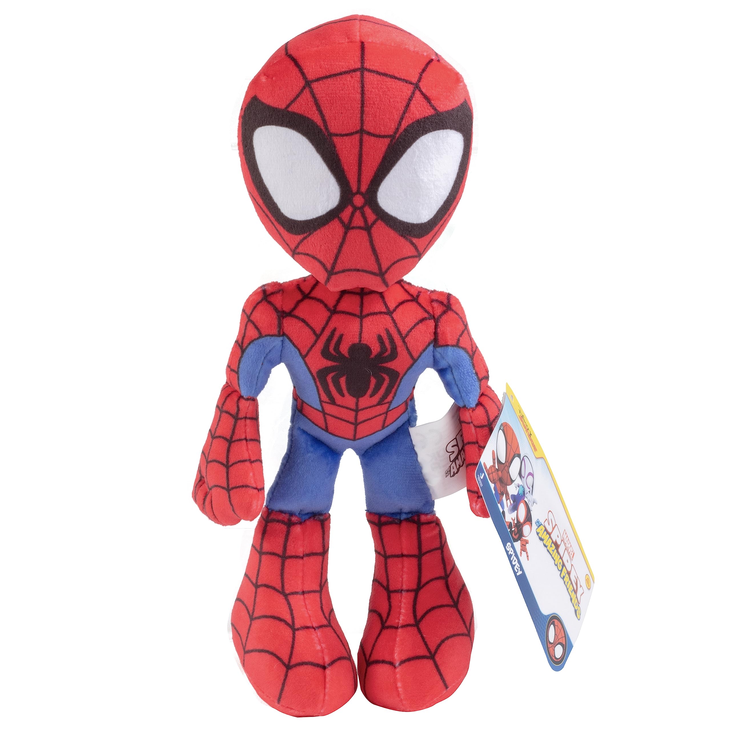 Amazon.com: Marvel Spidey and His Amazing Friends 8" Spider-Man Plush ...