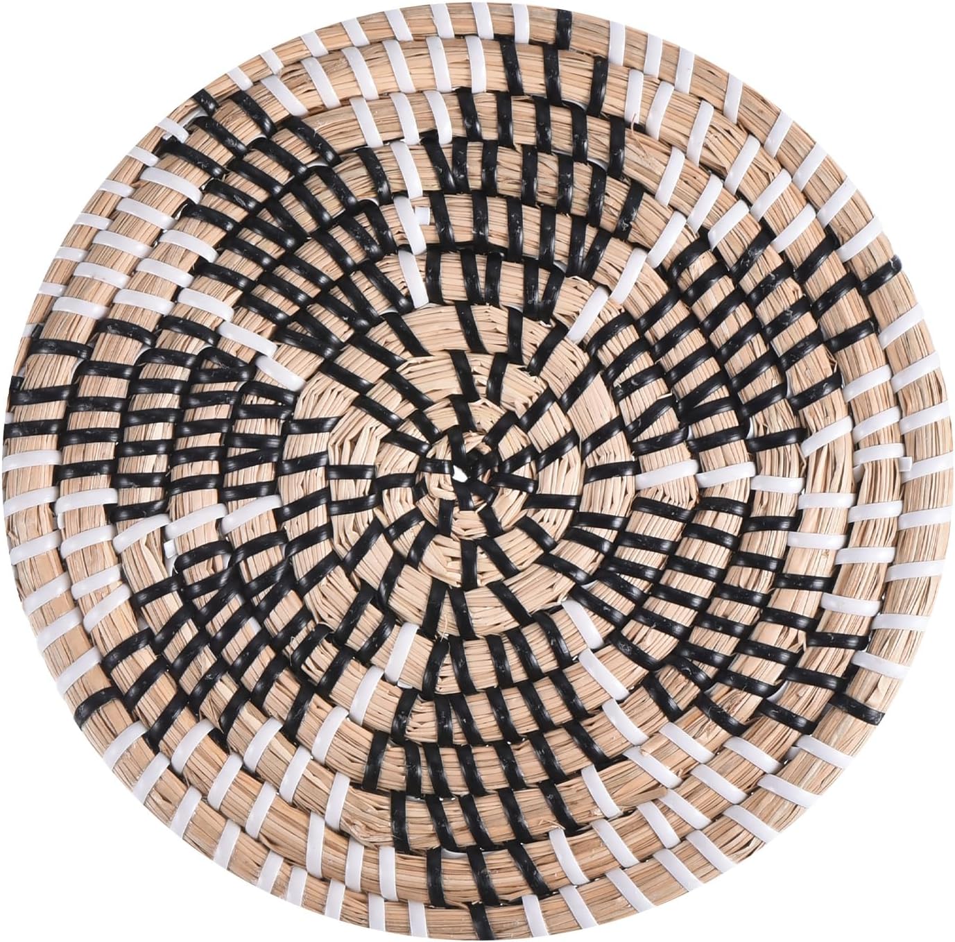 Amazon.com - uxcell Hanging Woven Basket for Wall Decor, Natural ...