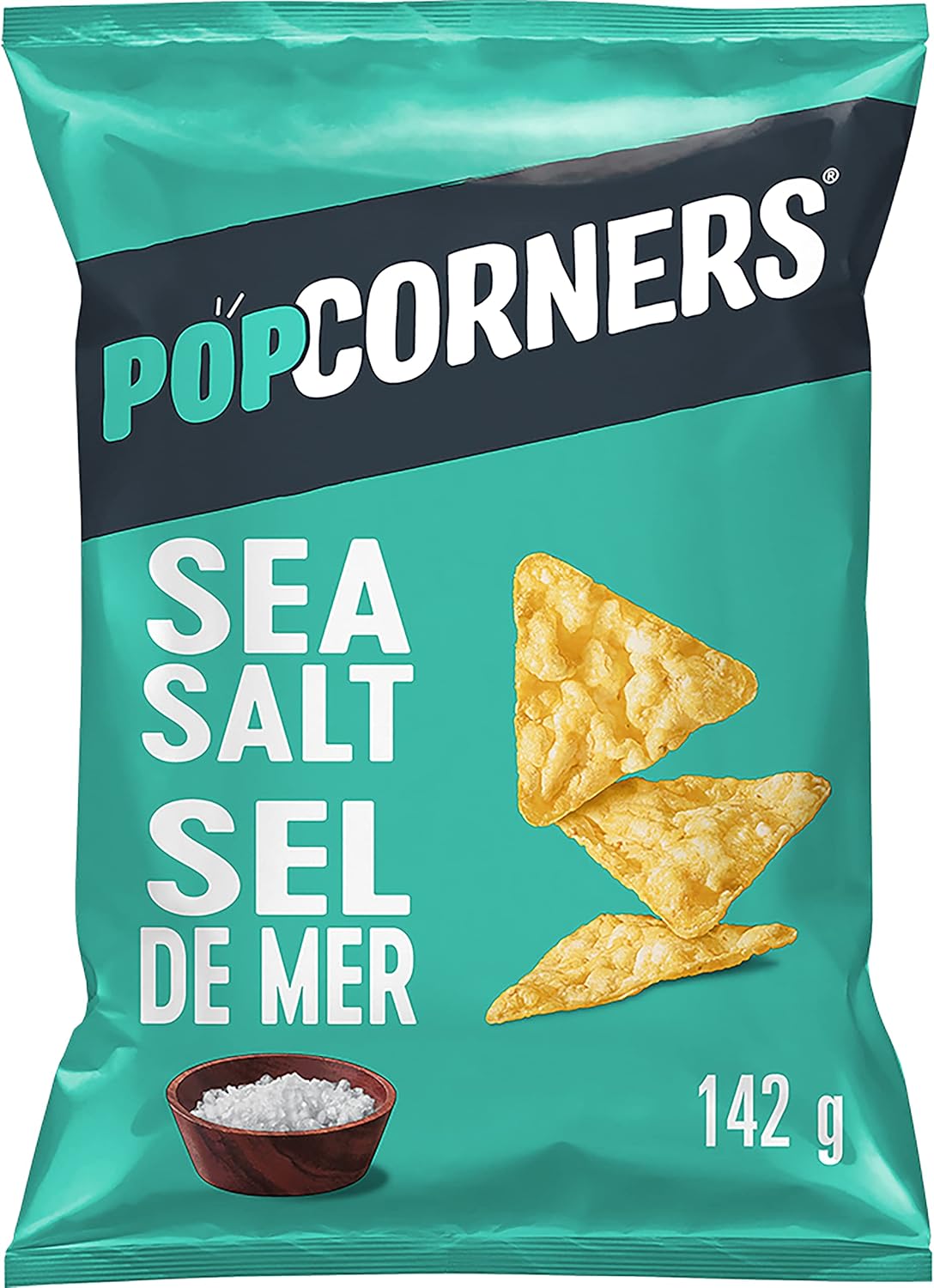 Popcorners Sea Salt Popped Corn Chips, 142gram, Pack of 8 : Amazon.ca ...