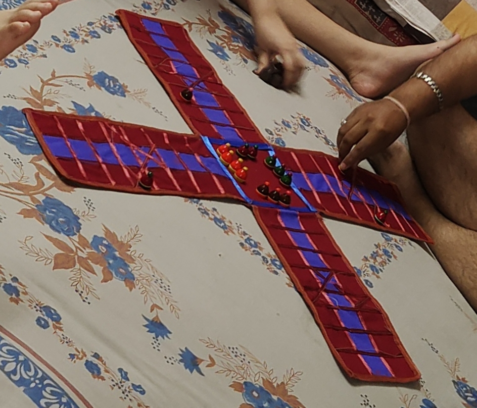 Buy SIMPLE DAYS Pachisi Pagade Thayam Chaupad Ludo Indian Traditional ...