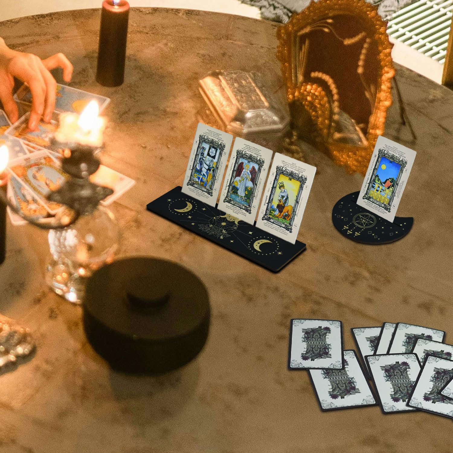 Snapklik.com : Knana 6Pcs Tarot Card Holder Tarot Card Stand Tarot ...