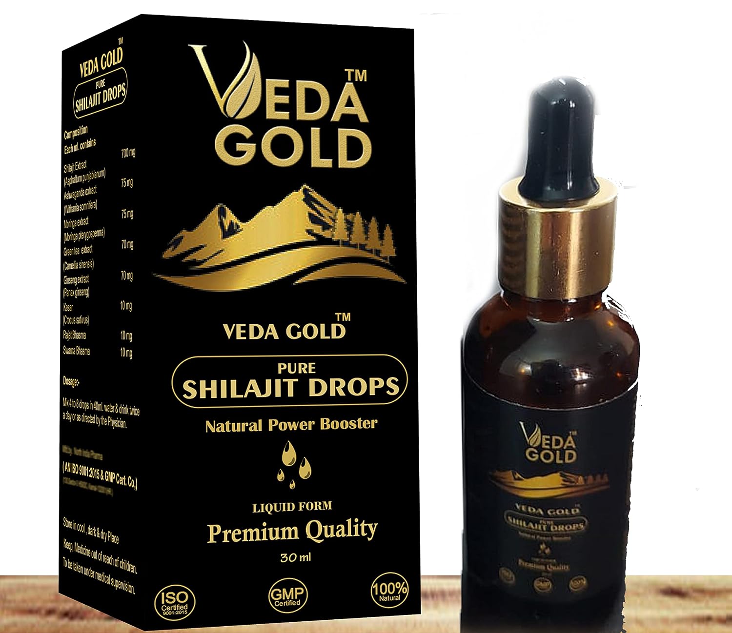 VEDA GOLD Pure Shilajit Boost Stamina, Power, Energy, Strength ...