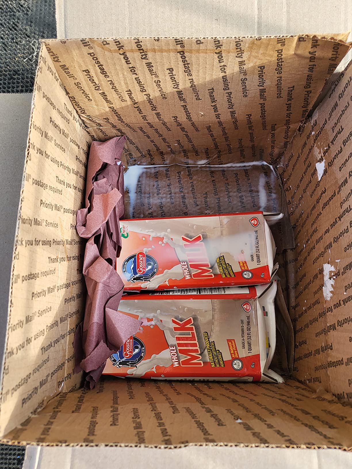 Amazon.com: Gossner Whole Shelf Stable Milk - 6 Quarts : Grocery ...