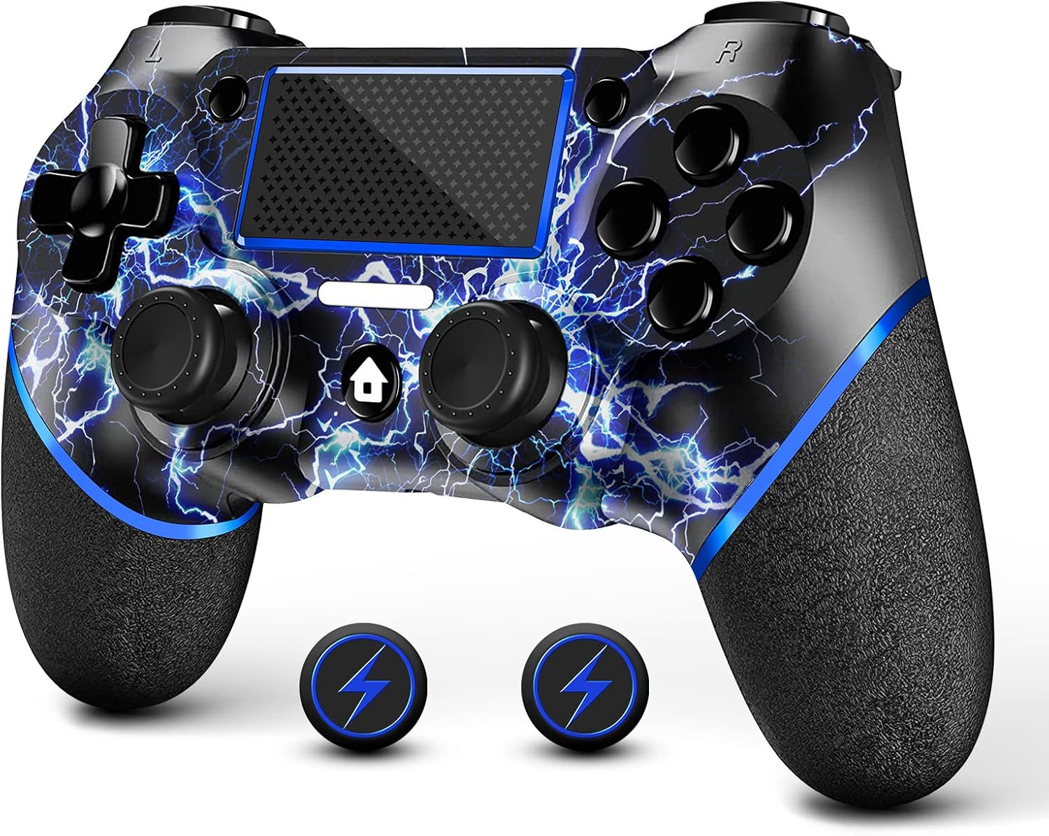 AceGamer Wireless Controller for PS4, Custom Design V2 Gamepad Joystick ...