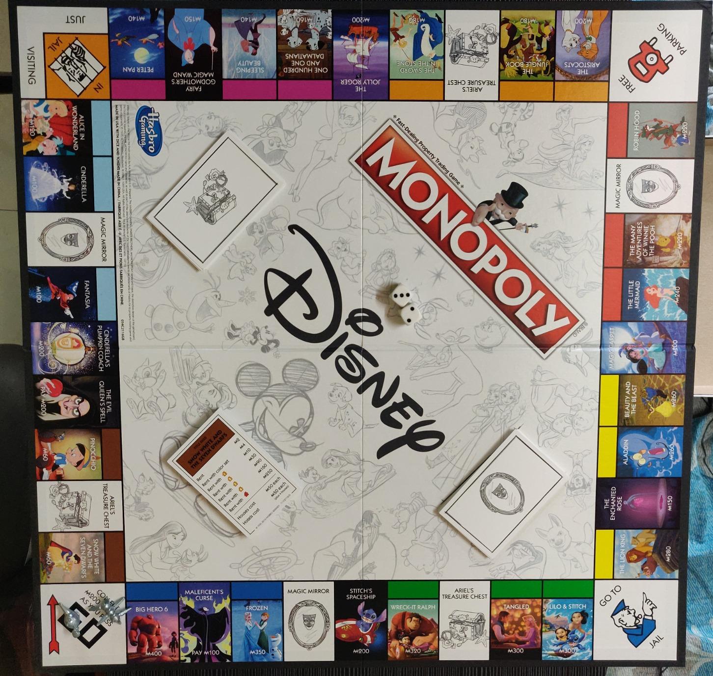 Buy Monopoly Kids : Disney Animation Edition, Ages 8 And Up, For 2-6 ...