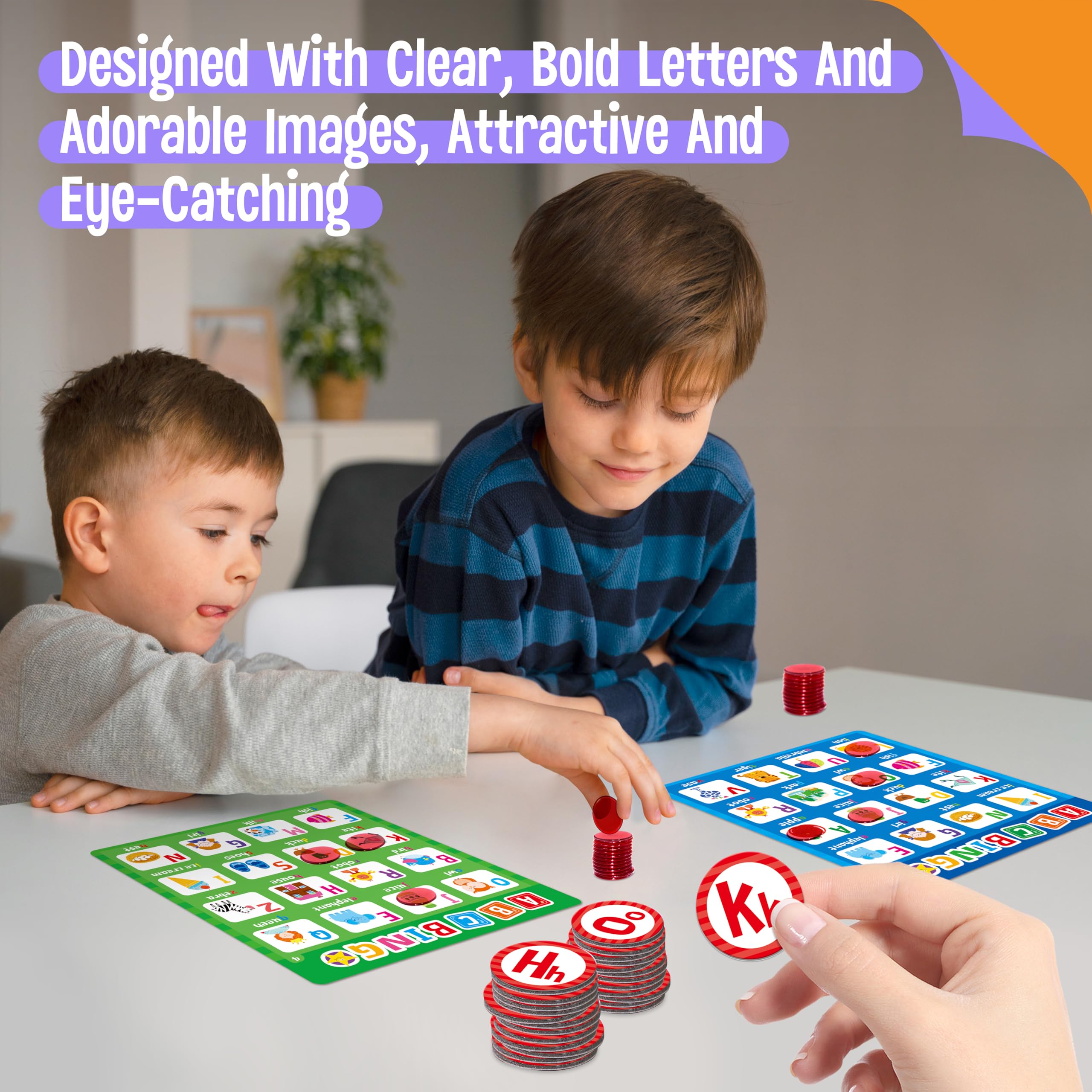 Snapklik.com : SpriteGru Alphabet & CVC Bingo Game, 12 Bingo Board ABC ...