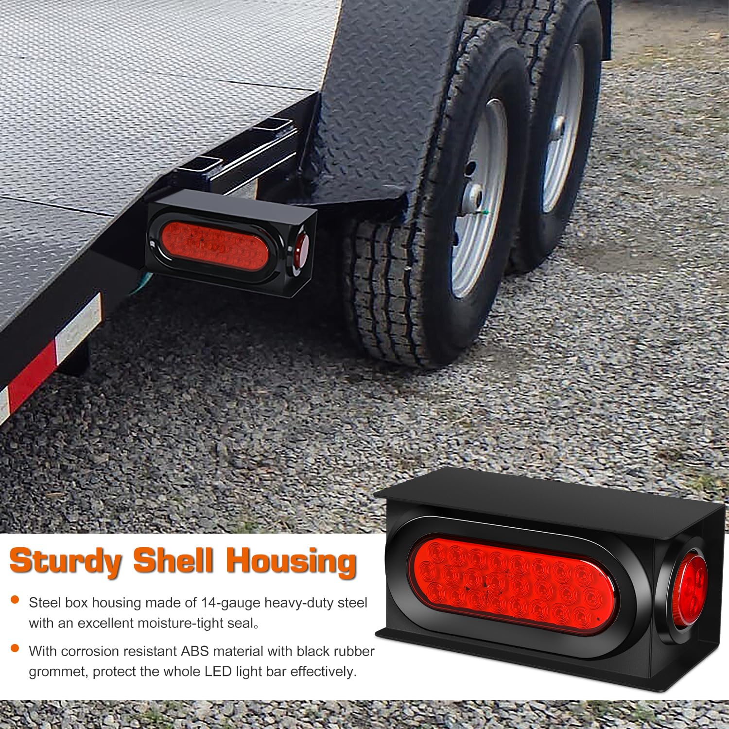 Trailer Guard Light Box Amazon.com: Gonice 2Pcs Steel Trailer Light
