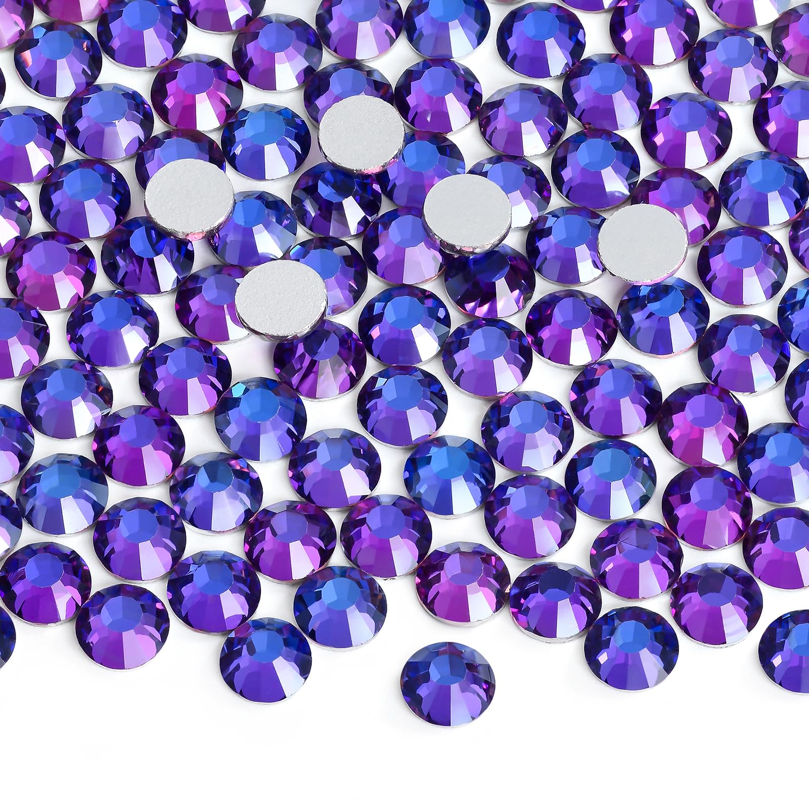 Amazon.com: Jollin Glue Fix Crystal Flatback Rhinestones Glass ...
