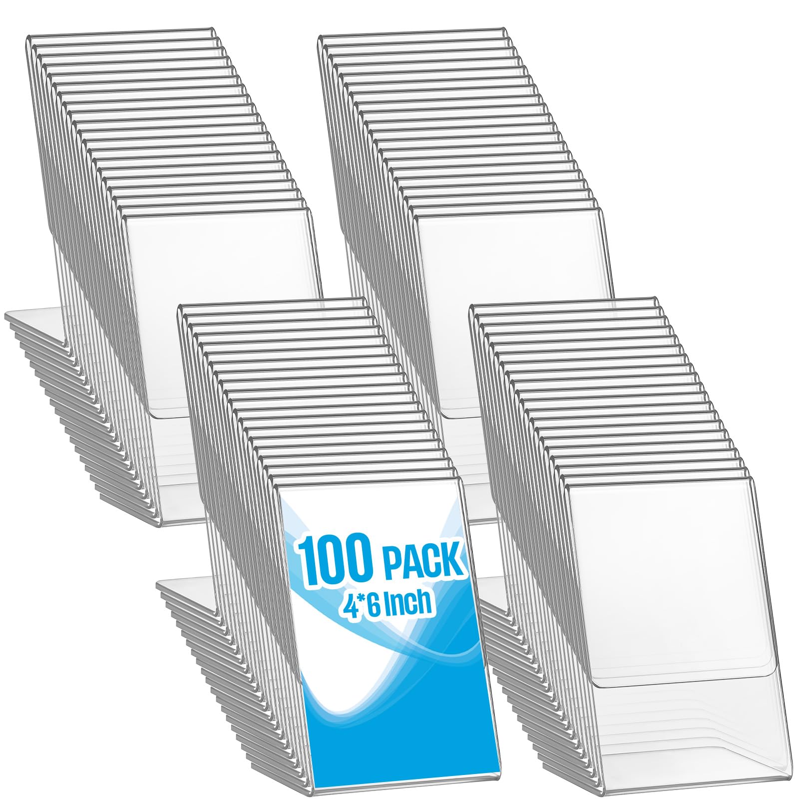 100 4x6 Acrylic Slantback Frames Bulk Amazon.com Transparent Photo