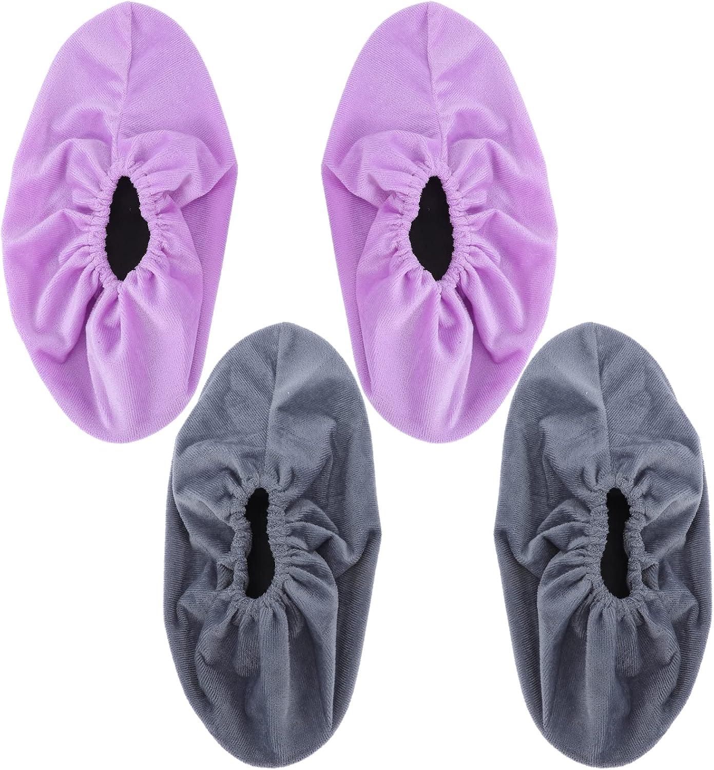 Amazon.com: PartyKindom 2 Pairs Fleece Shoe Covers Bowling Sneaker ...