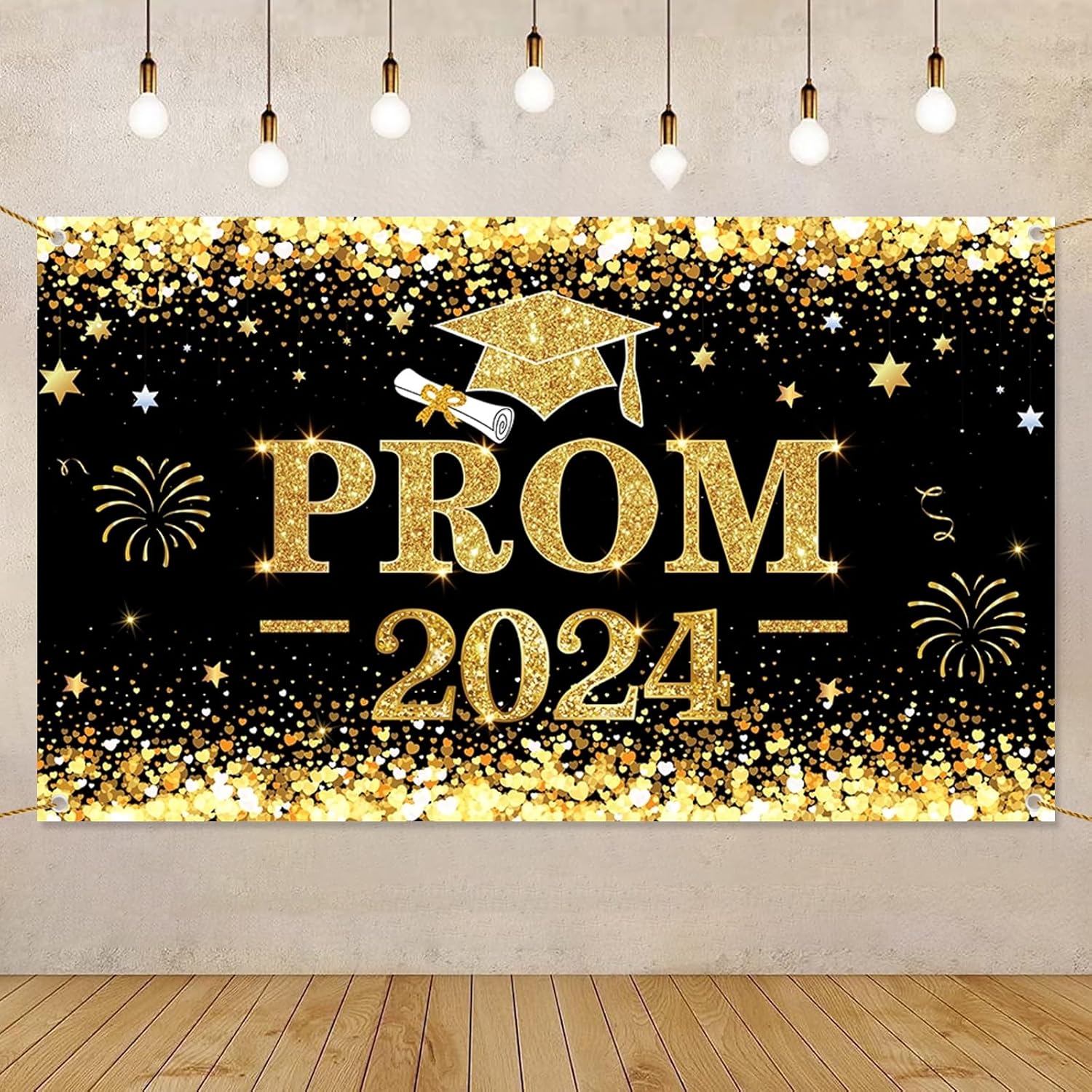 Prom 2024 Banner, Graduation Prom Party Decorations 71x43inch ...