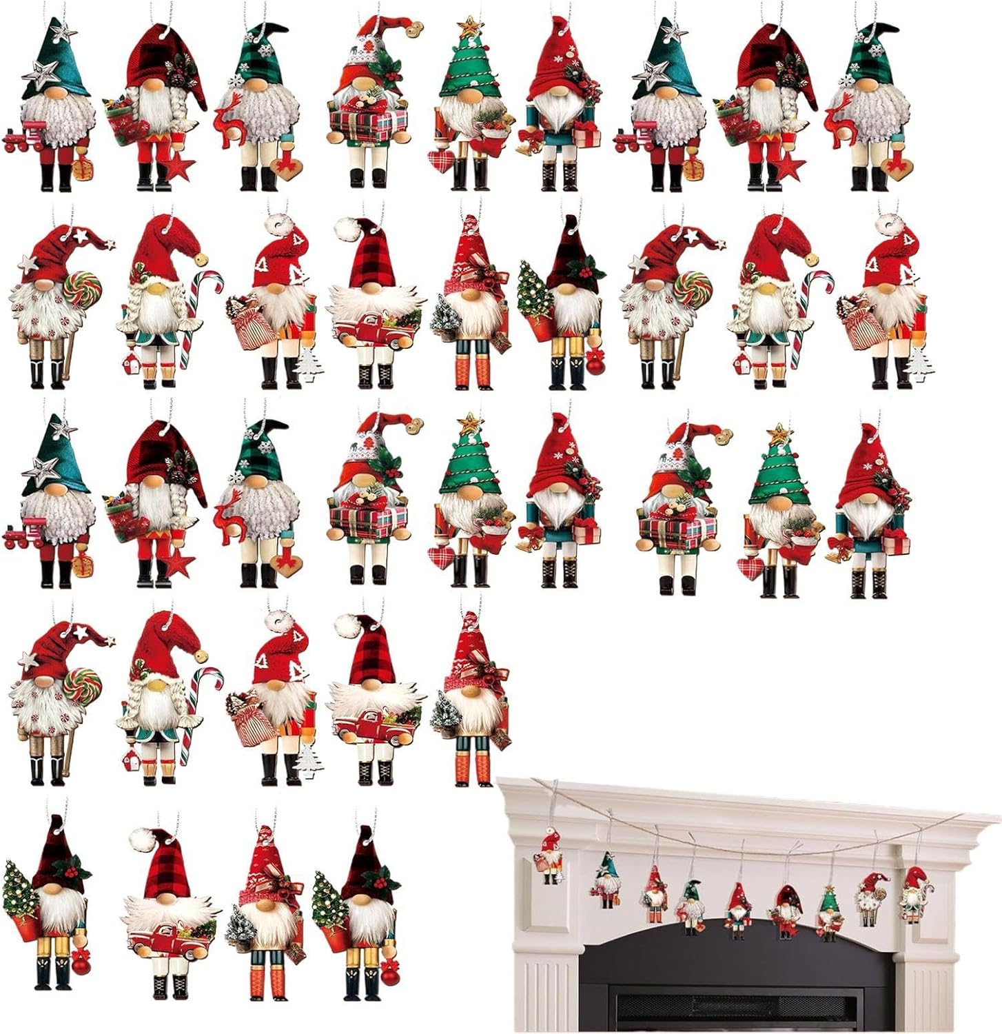 Amazon.co.jp: Nutcracker Gnome Christmas Decoration, Christmas Nutcracker - Vista Print King ...