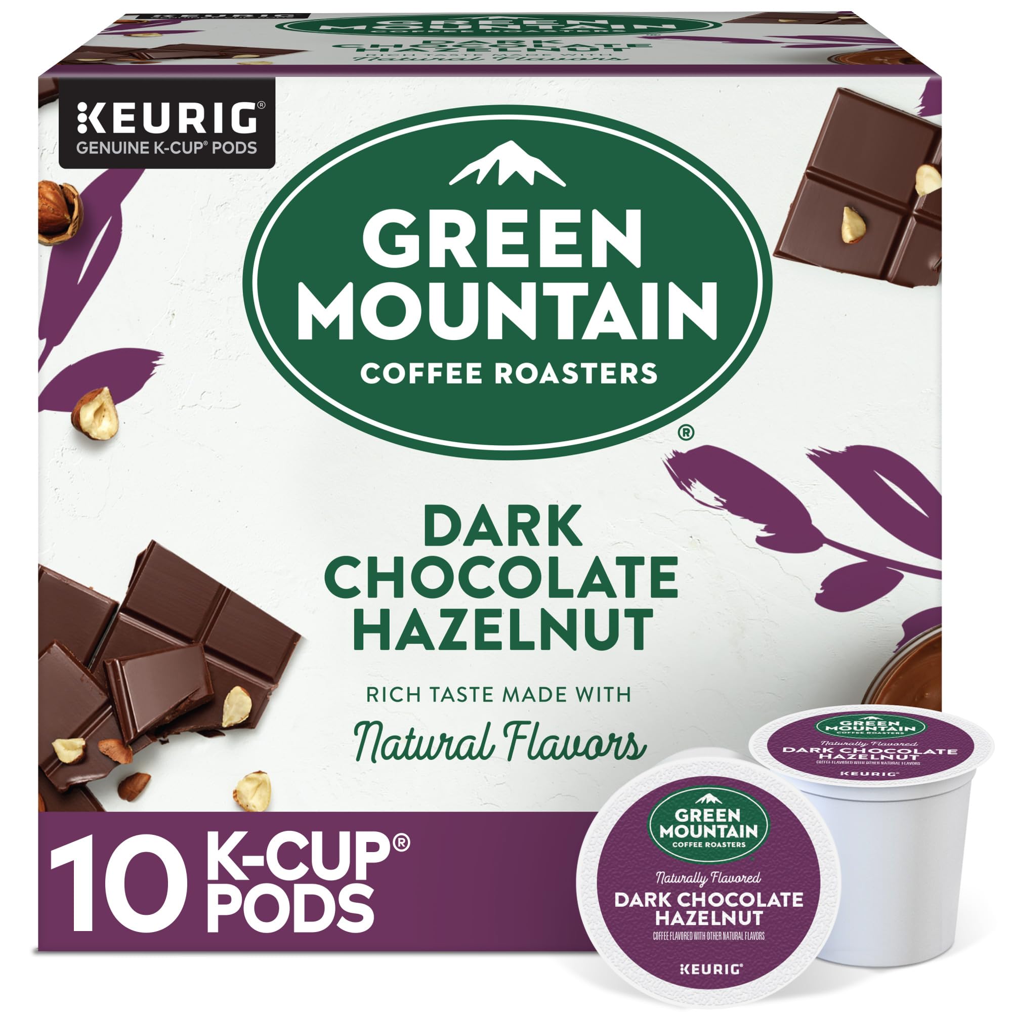 Amazon.com: Green Mountain Coffee Roasters Dark Chocolate Hazelnut ...