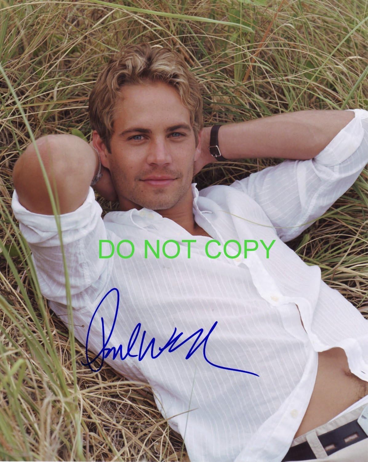 Amazon.com: Paul Walker actor reprint signed photo RP #3 Fast & The ...