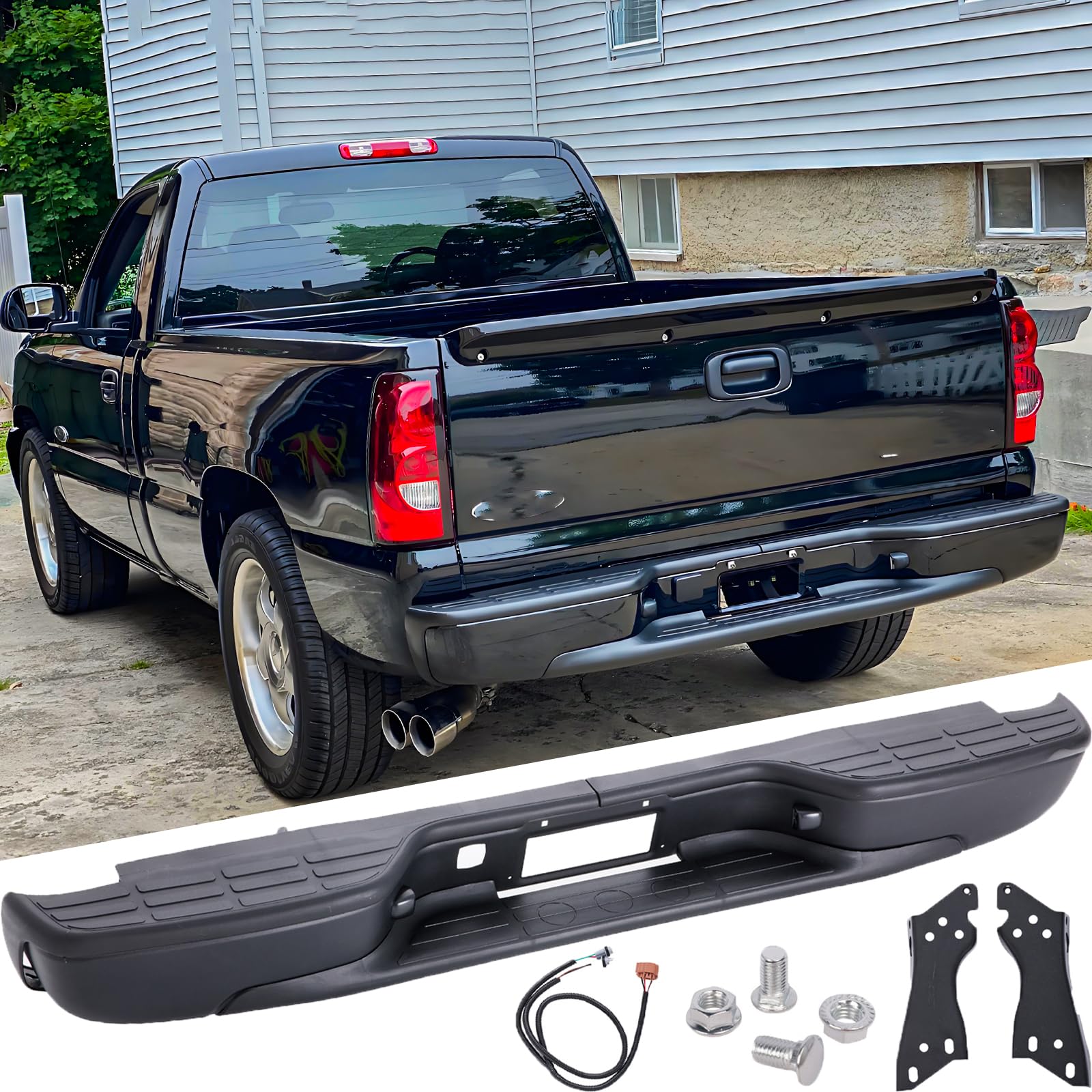2005 Chevy Silverado Rear Bumper Used 2005 CHEVROLET SILVERADO 1500