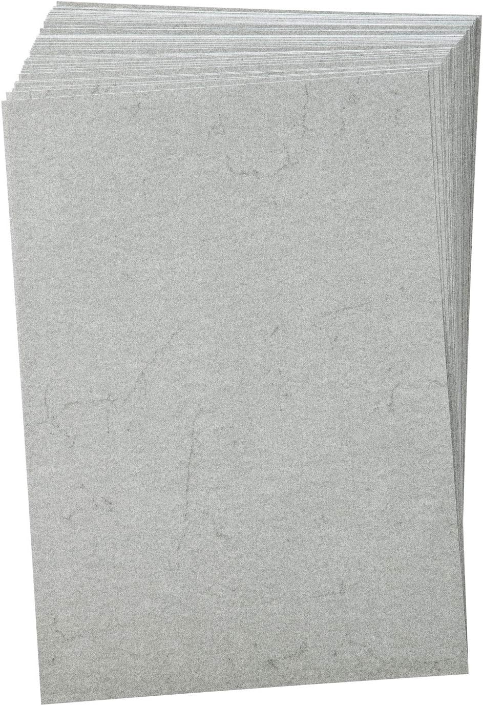 Folia 950480 Elephant Hide Paper DIN A4 110 g/m² Pack of 50 Light Grey ...
