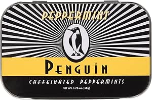 Amazon.com: Penguin Caffeinated Peppermints, 1.75 oz Tins (Pack of 6 ...