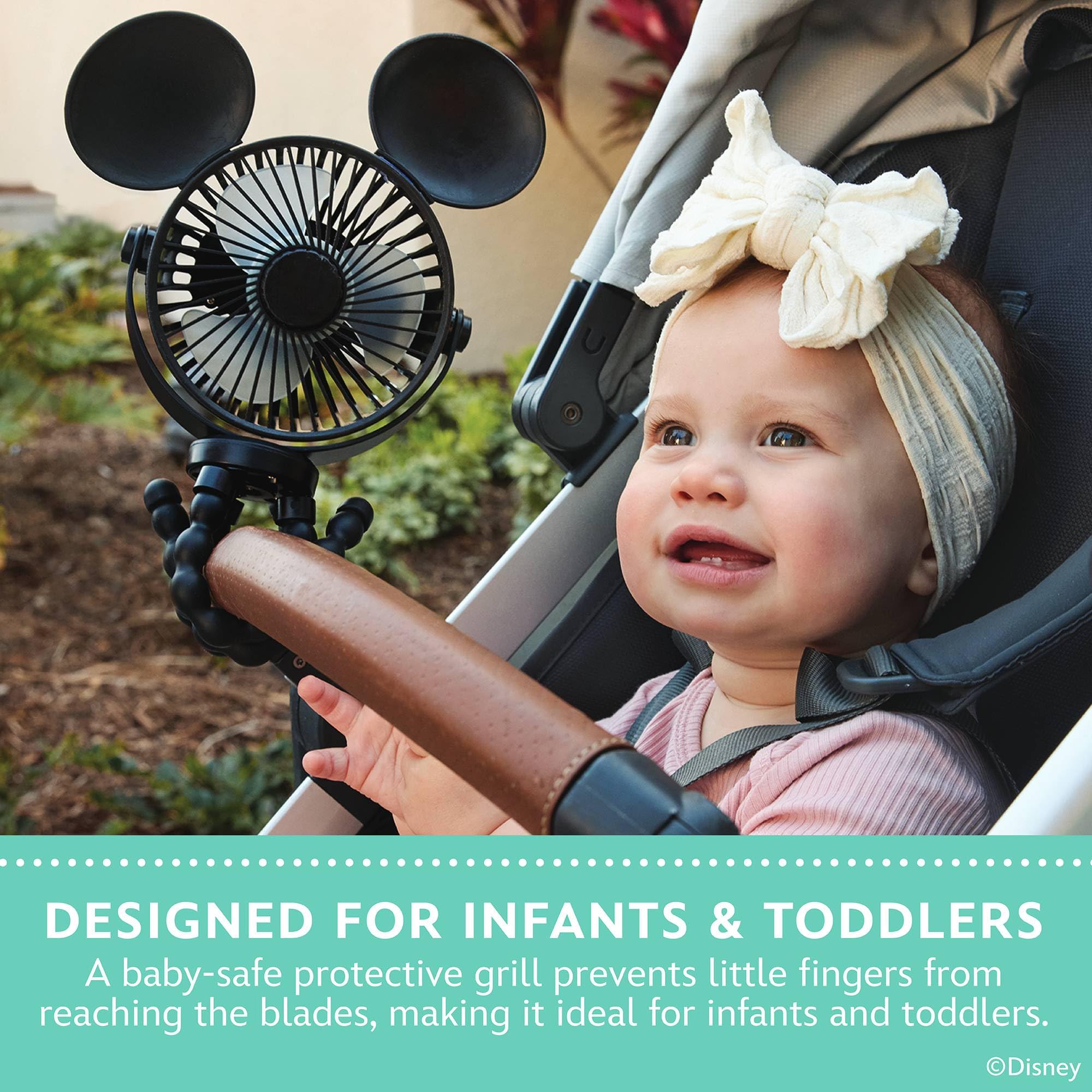Minnie Mouse Stroller Fan