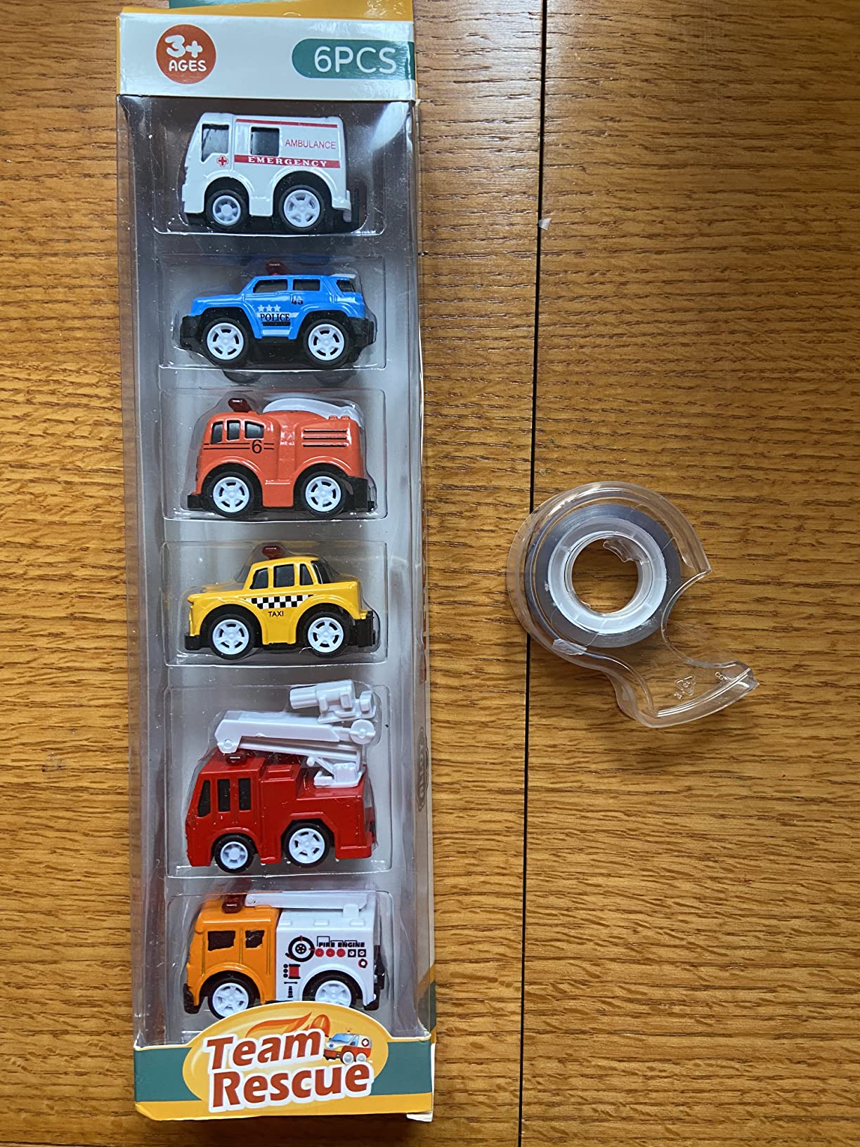 Toy Cars for Kids, Pull Back Car 6 Pack Assorted Mini Cartoon Vehicle ...