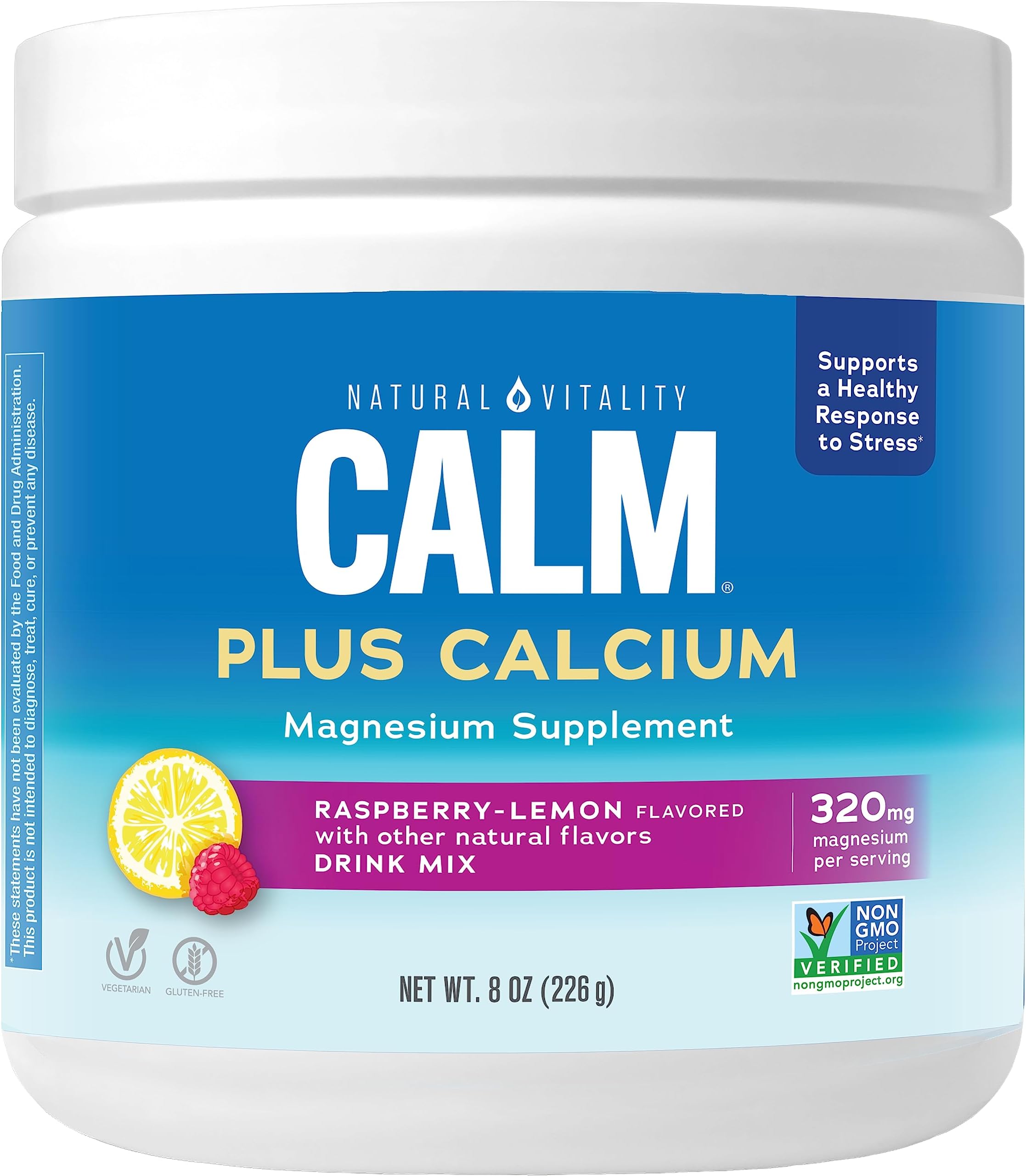 Amazon.com: Natural Vitality Calm, Magnesium Citrate Supplement, Anti ...