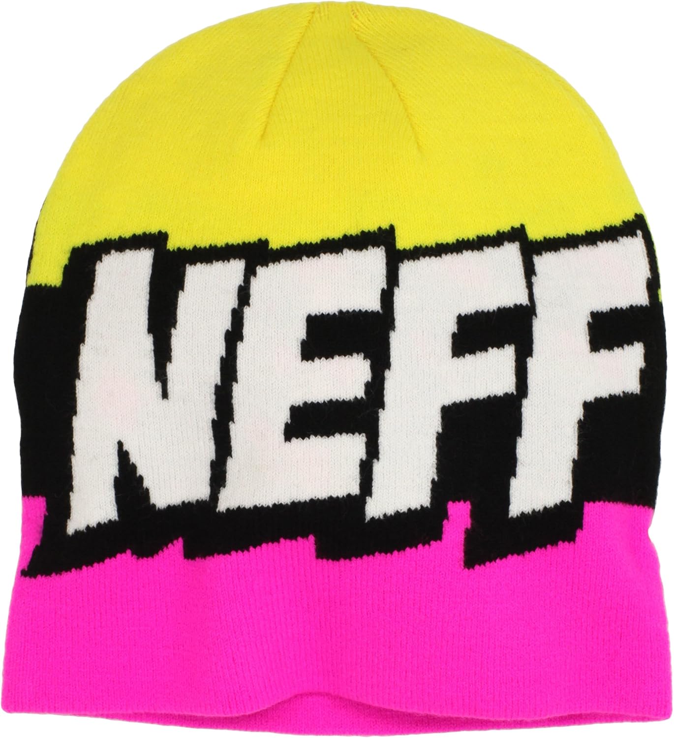 neff Men's Cartoon Skull Cap, Pink/Black/Yellow, One Size at Amazon Men ...