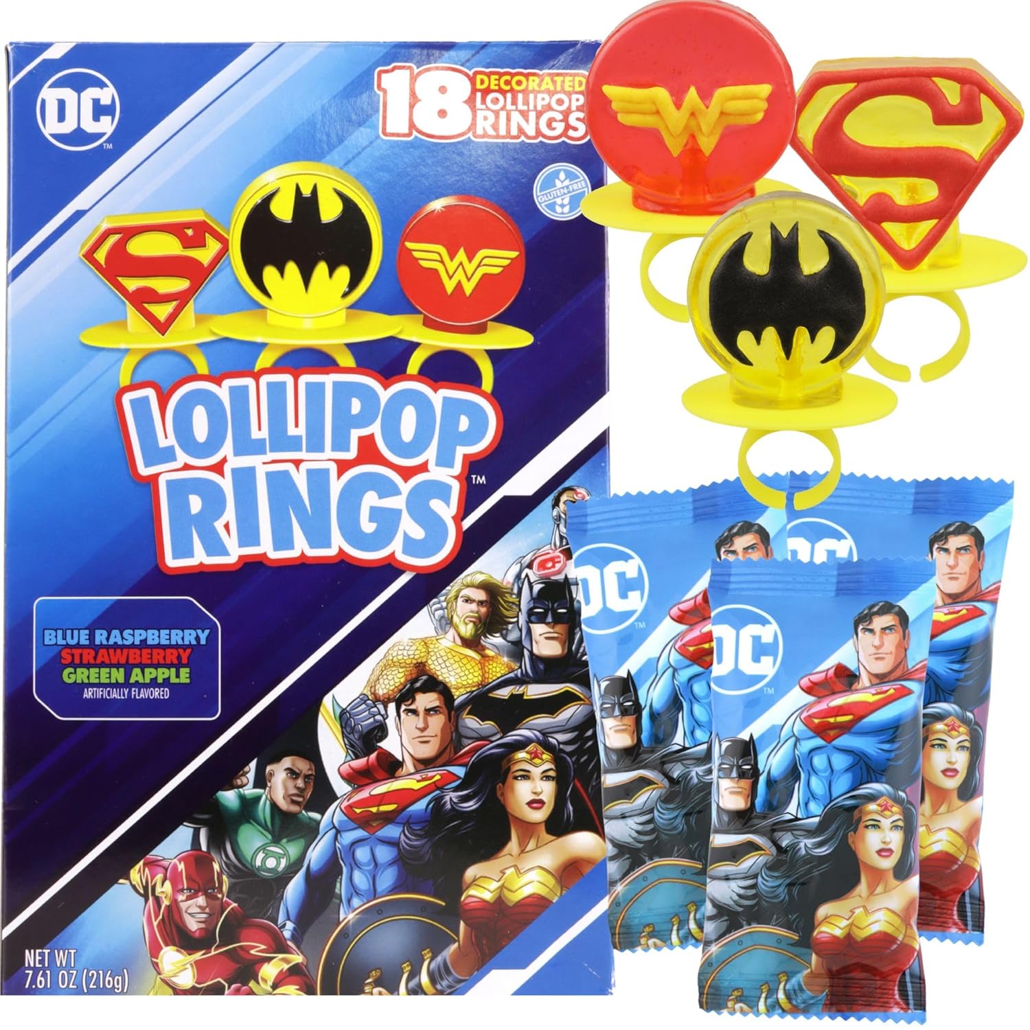 Amazon.com : Imaginings 3 Justice League Candy Batman, Superman, and ...