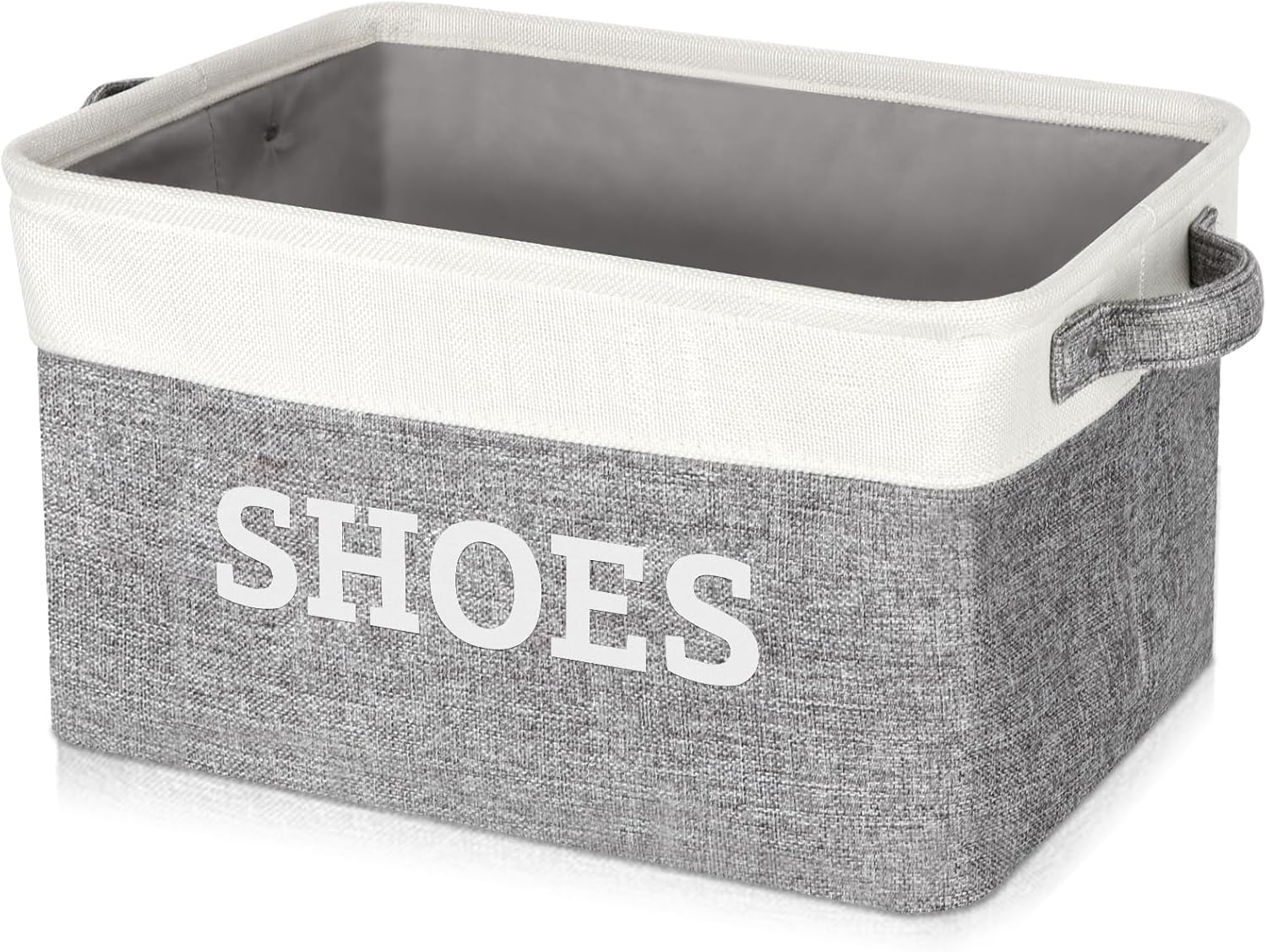 Amazon.com: Lukeline Fabric Shoe Basket for Entryway, Hallway or ...