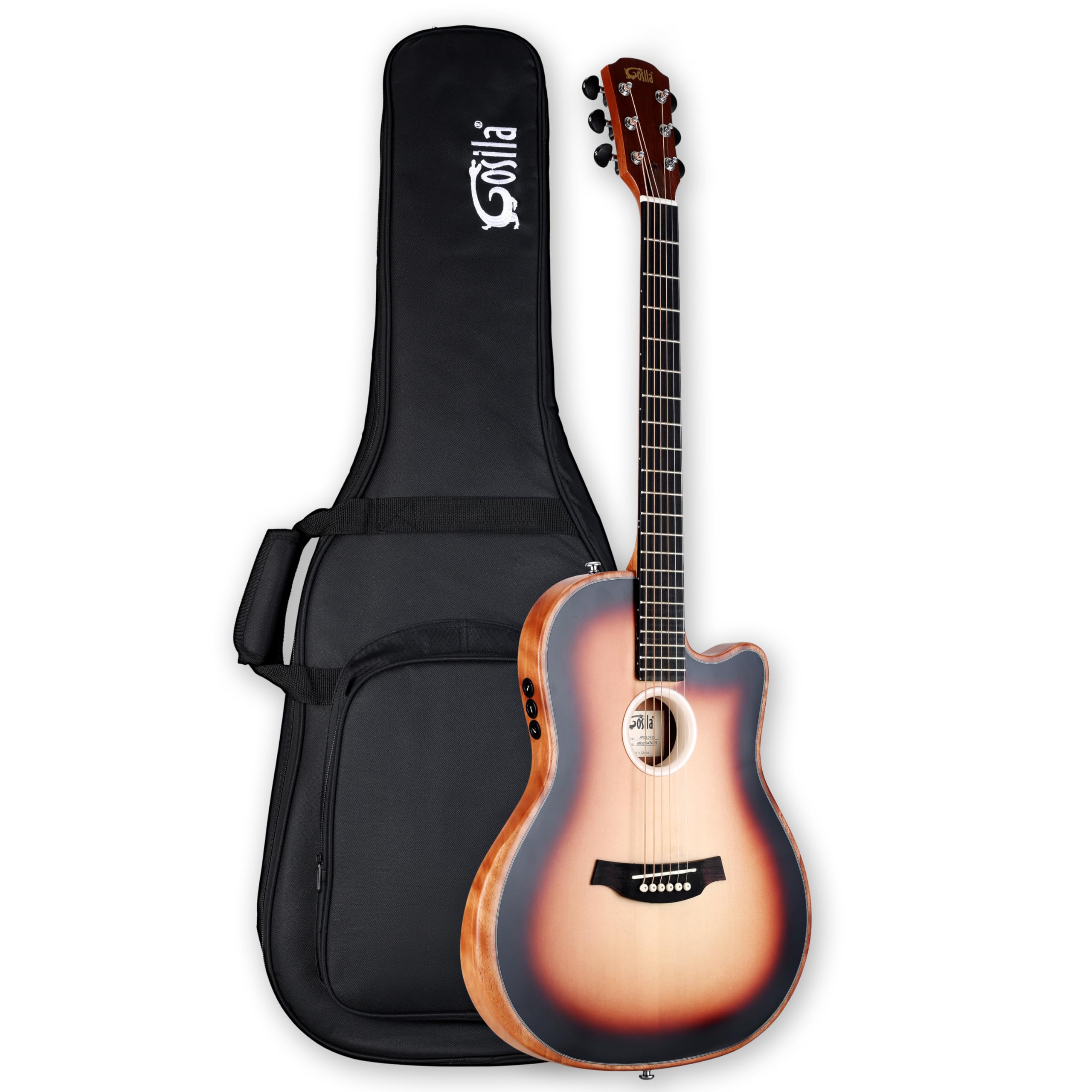 Amazon.com: Gosila Electronic Acoustic Guitar SILENT GUITAR Travel ...