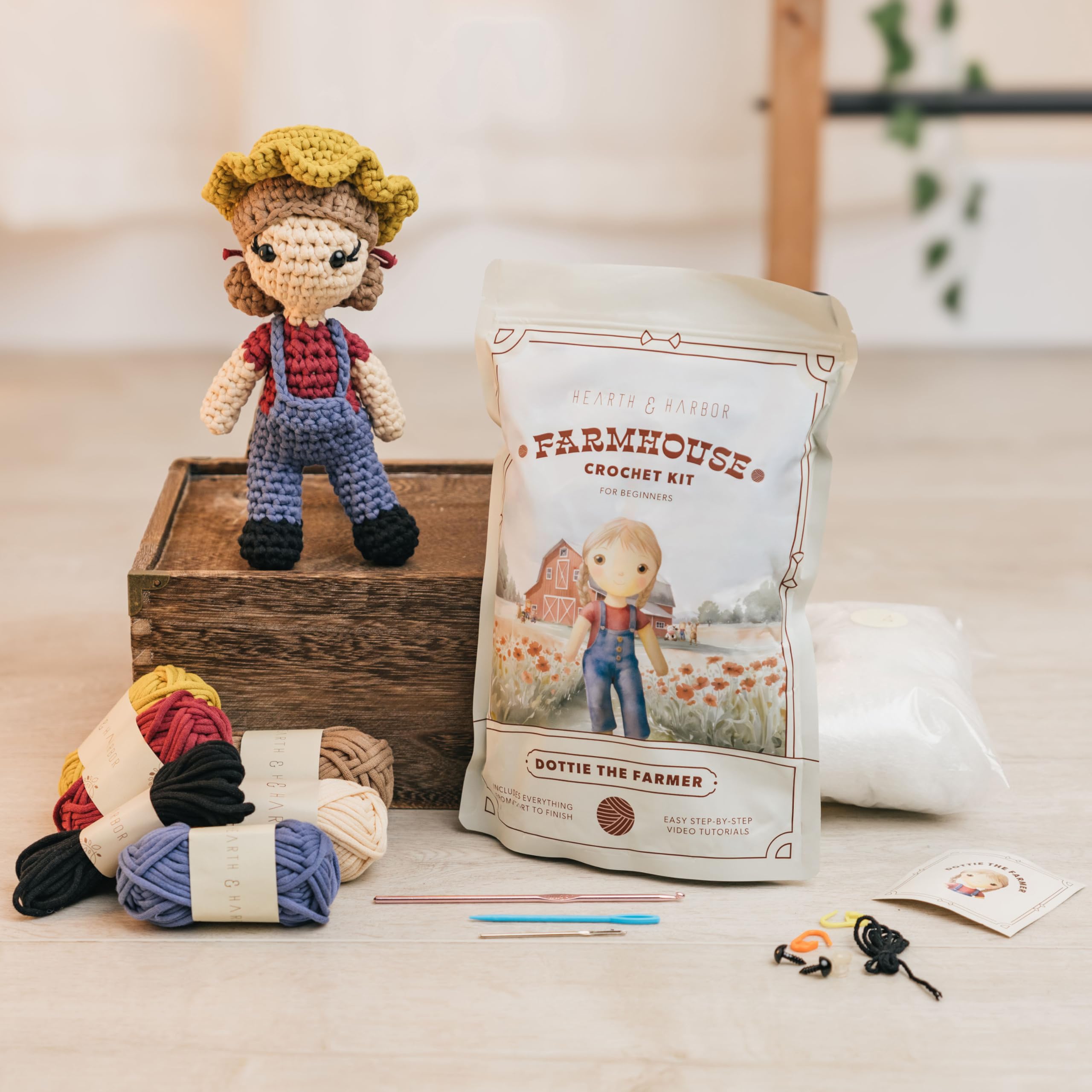 Amazon.com: Amigurumi Crochet Kit for Beginners Adults and Kids, Learn ...