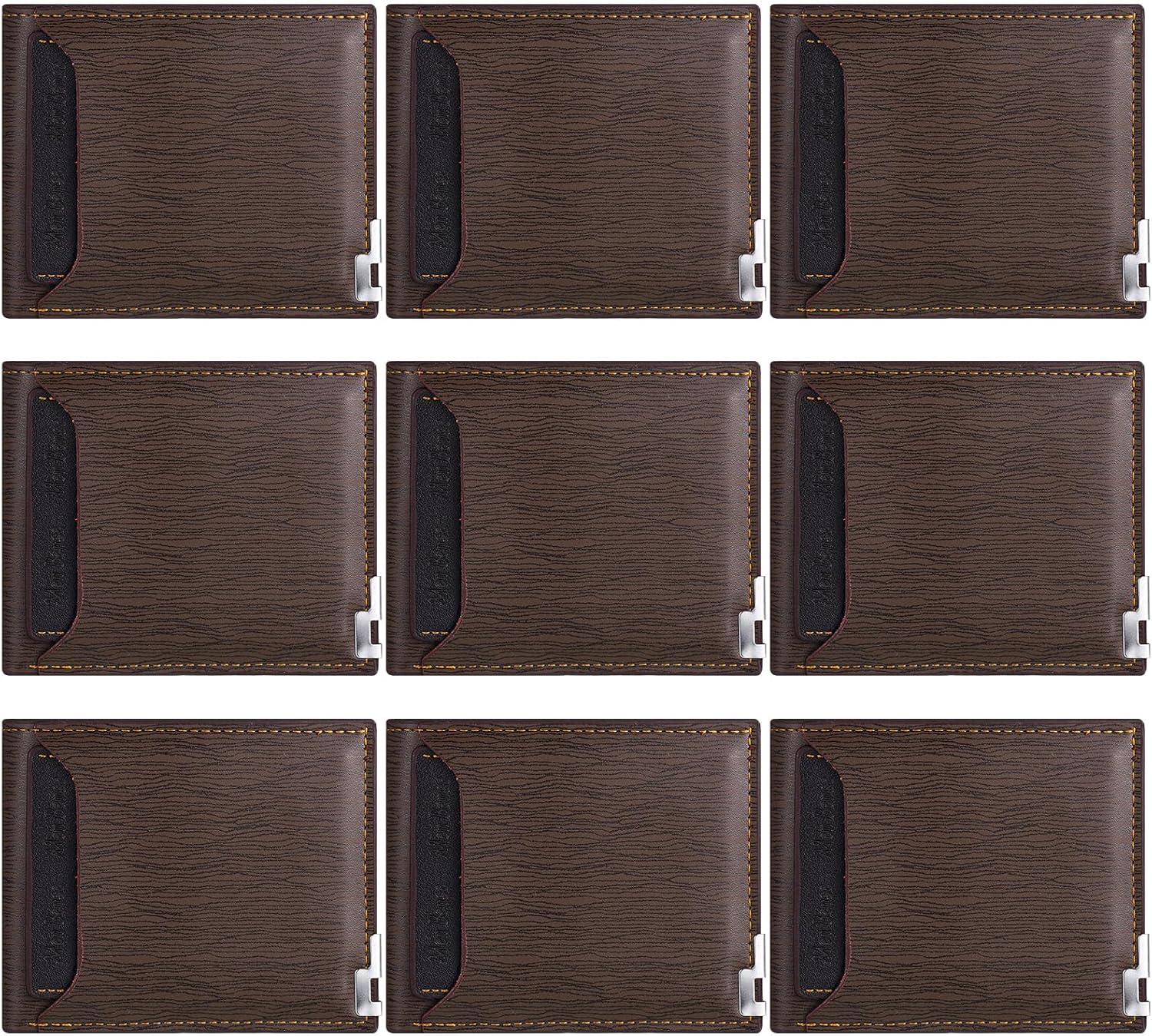 Amazon.com: Paterr 9 Pcs Leather Wallets for Men Christmas Gifts for ...