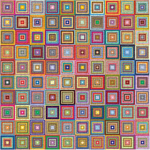 Amazon.com: Impossible Puzzles for Adults 1000 Pieces, Difficult Color ...