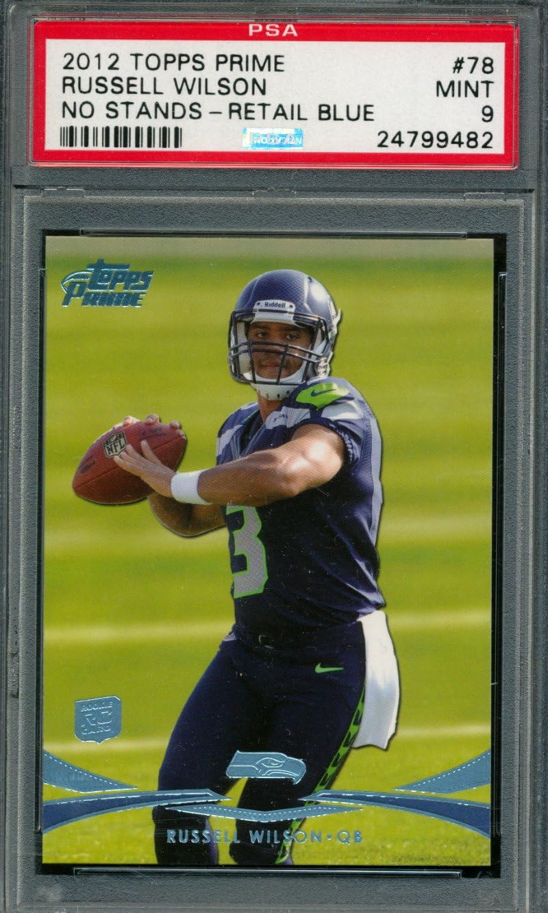 Amazon.com: 2012 Topps Prime Retail Blue #78 Russell Wilson Rookie Card ...