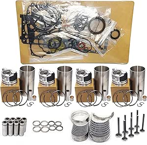 Amazon.com: Seapple V1100 Overhaul Rebuild Kit Engine Parts Compatible ...