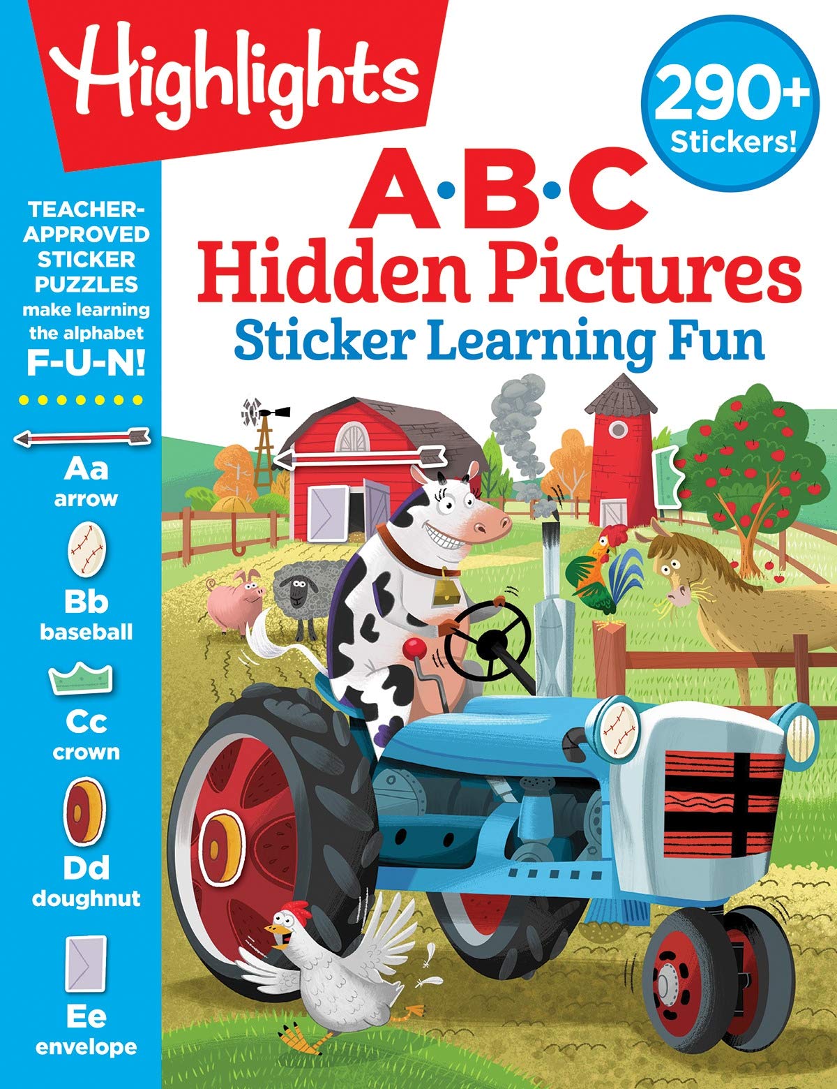 Buy ABC Hidden Pictures Sticker Learning Fun (Highlights Hidden ...