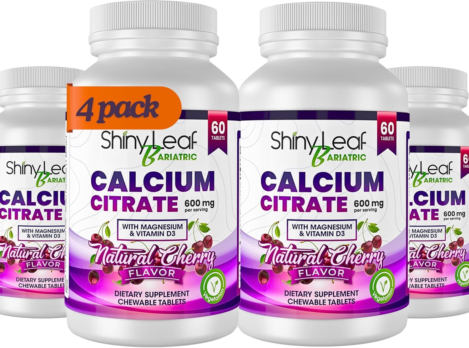 Amazon.com: Shiny Leaf Bariatric Calcium Citrate Chews - 600mg, with ...