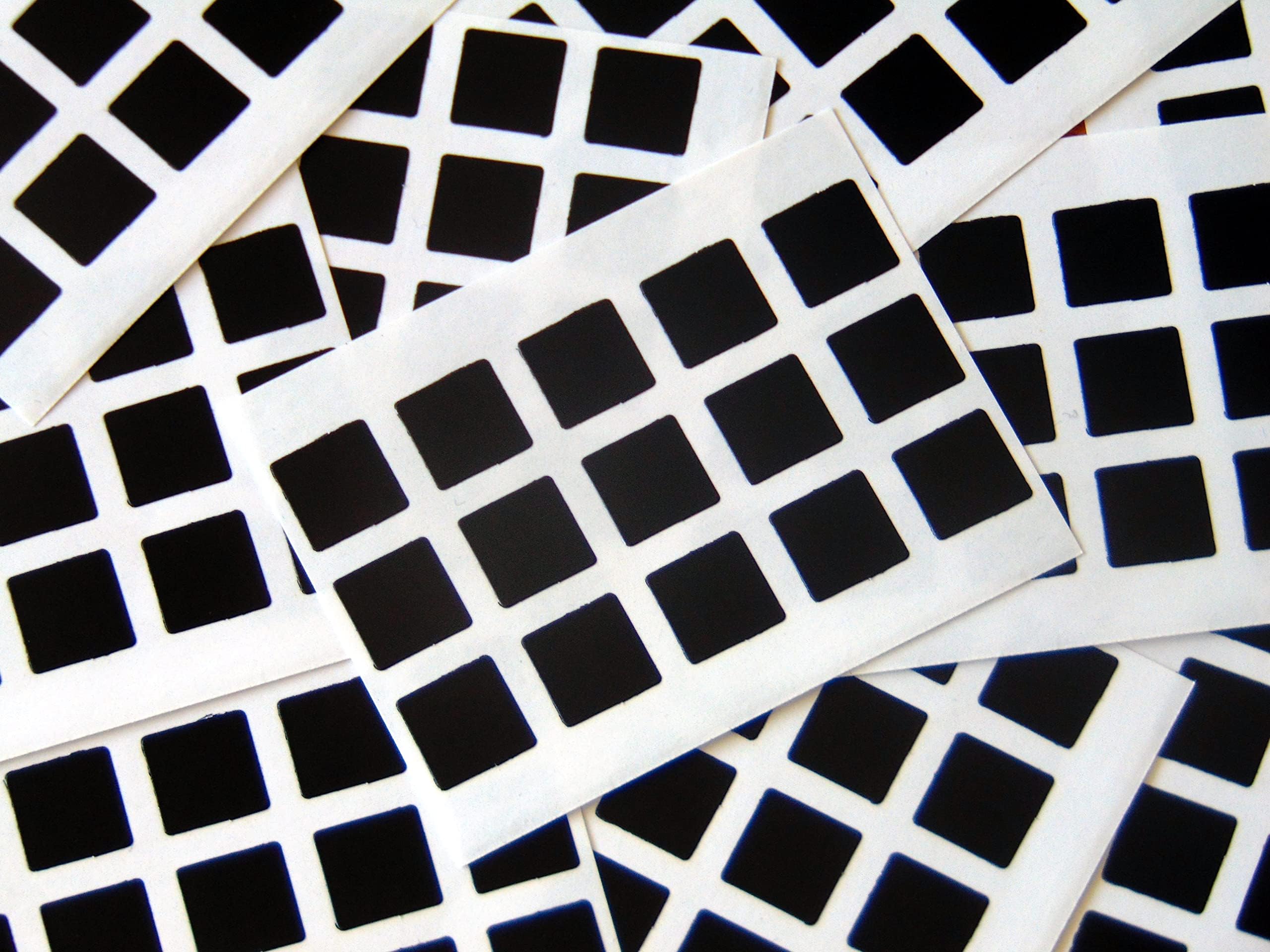 150 Royal Blue Square Stickers - Sticky Coloured Self Adhesive Squares ...